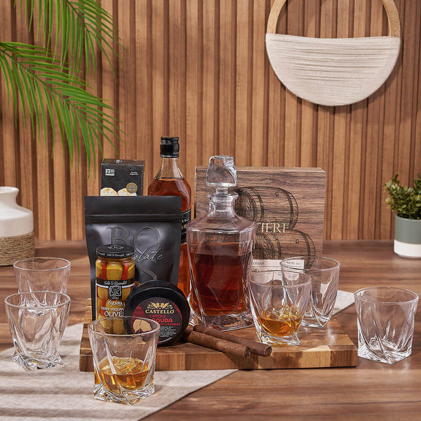 Royal Cigar & Liquor Gift Set – Liquor gift baskets – America delivery ...
